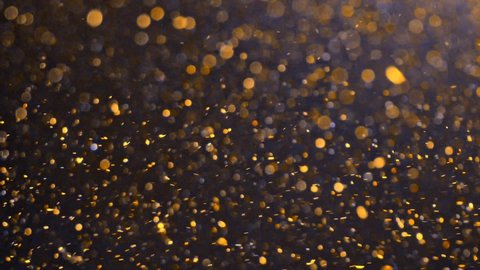 Golden Dust Overlay Loop Background Stock Footage Video (100% Royalty ...