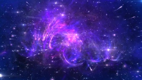 Space Travel Shooting Stars Galaxy Loop Stock Footage Video (100% ...