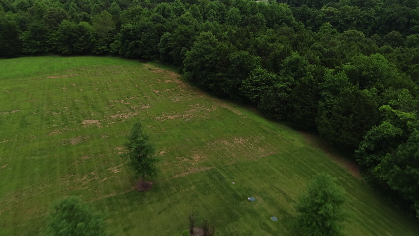 aerial over barn that has been Stock Footage Video (100% Royalty-free ...
