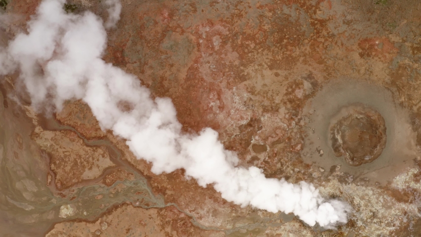 overhead fixed shot steam coming out Stock Footage Video (100% Royalty ...