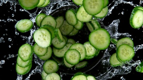 Super Slow Motion Shot Rotating Exploded Stock Footage Video (100% ...