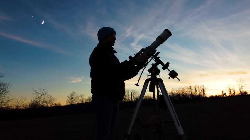 silhouette-of-a-man-under-the-stars-and-galaxy image - Free stock photo ...