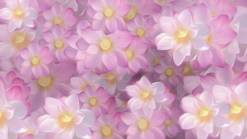 Beautiful Floral Motion Background Animation Style Stock Footage Video ...