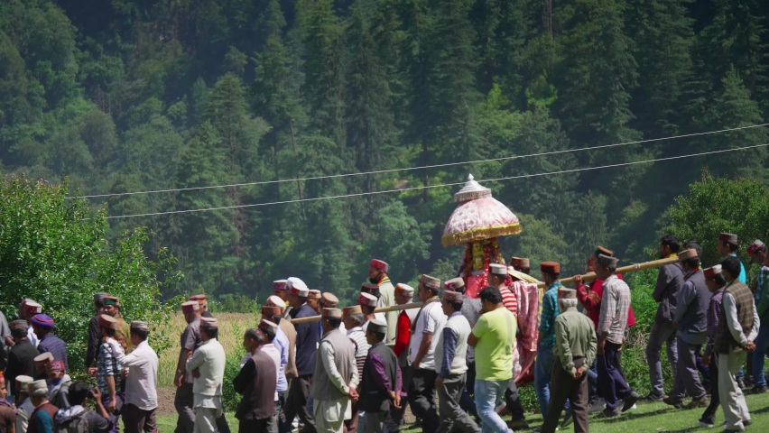 crowd indian rural people rallying together Stock Footage Video (100% ...