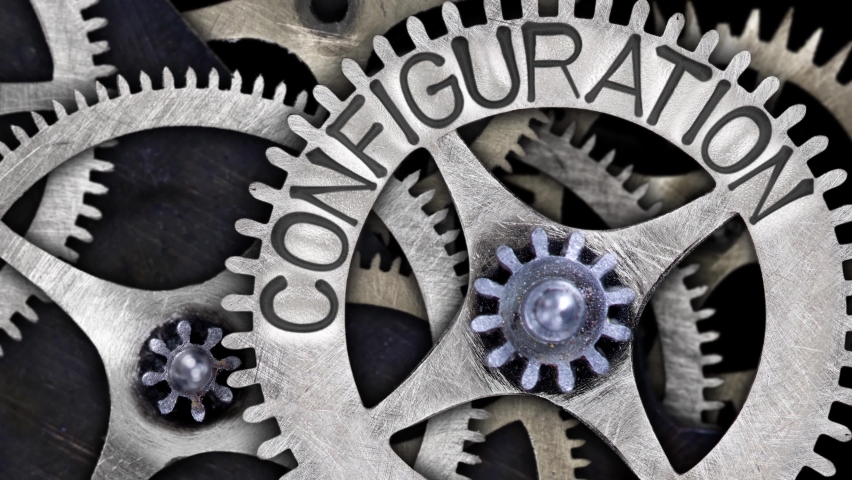 group rotating tooth wheels configuration sign Stock Footage Video (100 ...