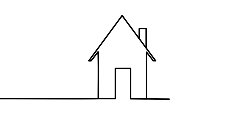 Hand draw house logo Stock Video Footage - 4K and HD Video Clips ...