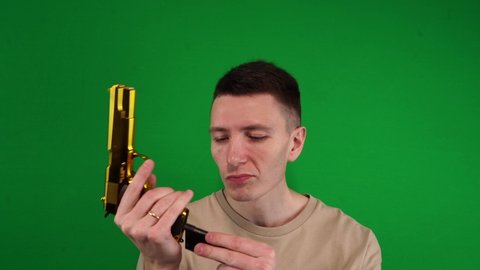 Gun green screen Stock Video Footage - 4K and HD Video Clips | Shutterstock