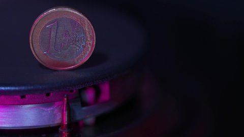 Gas Blue Fire Coin On Kitchen Stock Footage Video (100% Royalty-free ...