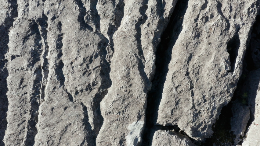 erosion bare wrinkled rock - texture Stock Footage Video (100% Royalty ...