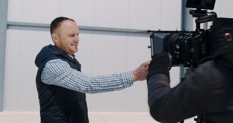 Behind Scene Actor Front Camera On Stock Footage Video (100% Royalty ...