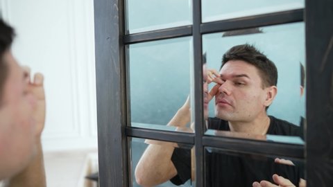 Guy False Eyelashes Young Gay Man Stock Footage Video (100% Royalty ...