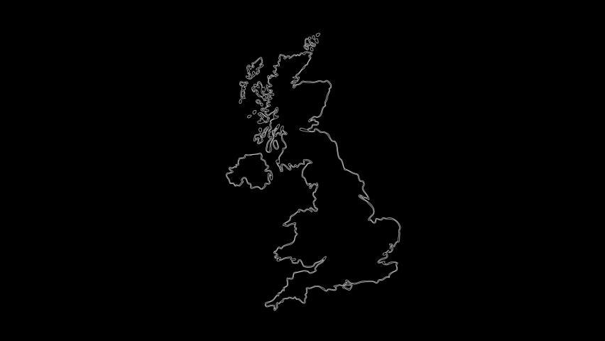 Us Map Outline Stock Footage ~ Royalty Free Stock Videos | Pond5