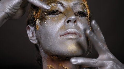 Gold Body Paint Makeup | Saubhaya Makeup