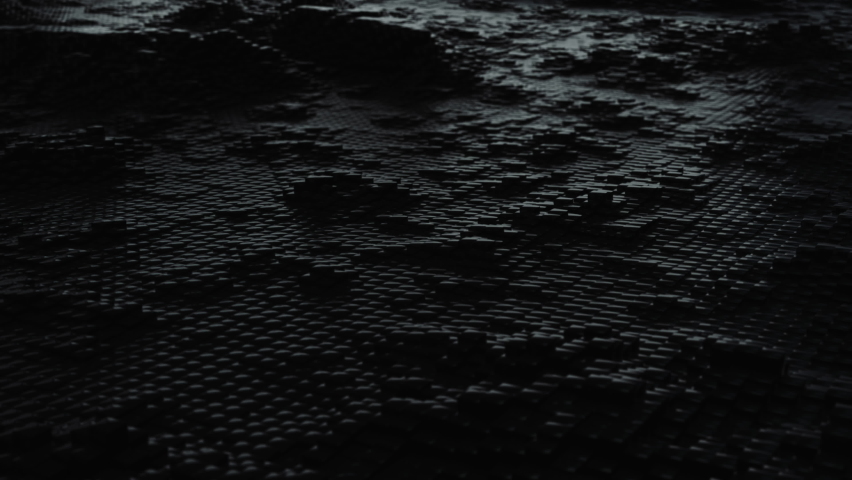 abstract surface wave 3d loopable animation Stock Footage Video (100% ...