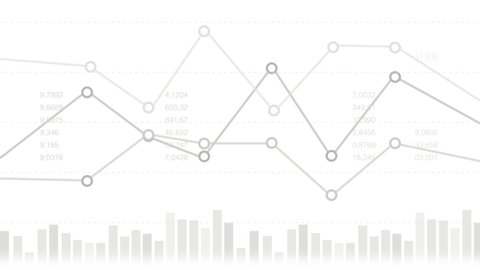 Bar Chart Dotted Lines Graph Moving Stock Footage Video (100% Royalty ...