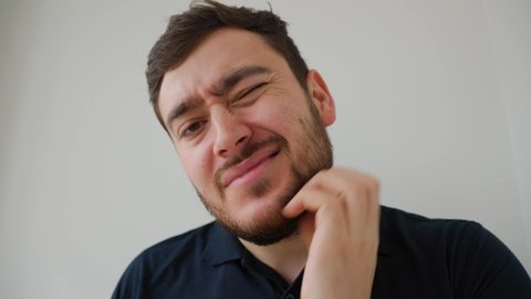 341 Scratch his beard Stock Video Footage - 4K and HD Video Clips ...