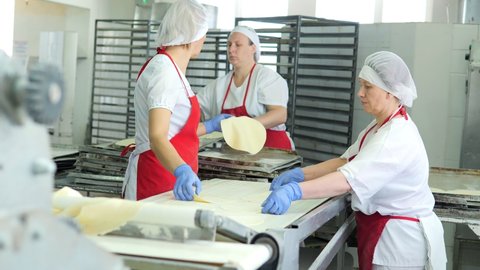 Industrial Food Factory Bakeryproduction Confectionery Products Stock ...