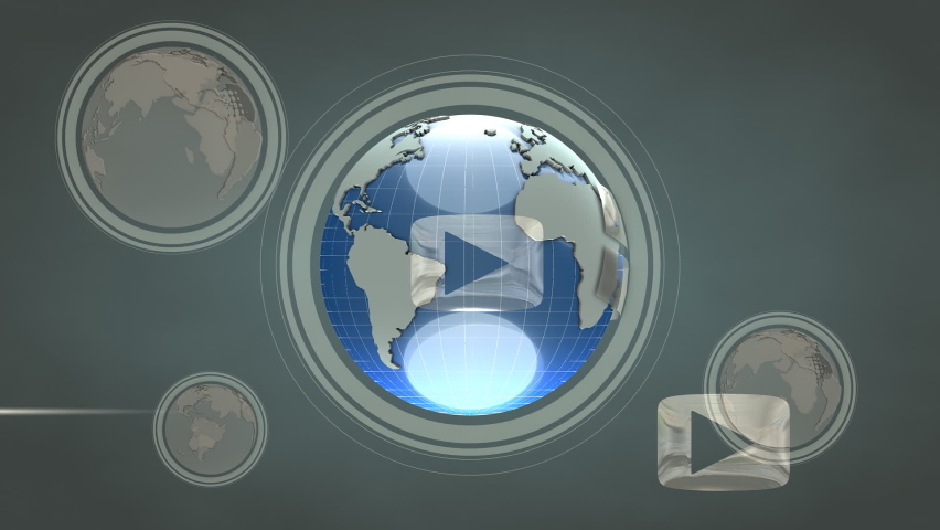 News Background Global Information Internet Media Stock Footage Video ...