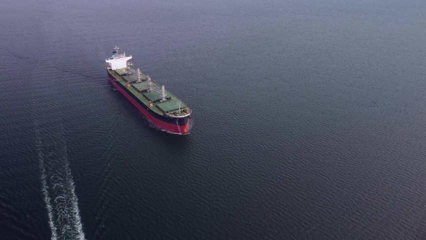 large general cargo ship tanker bulk Stock Footage Video (100% Royalty ...