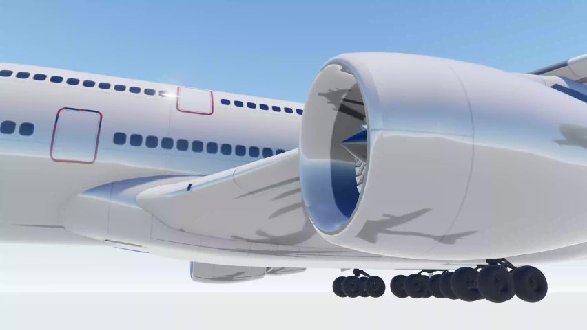 bird flies into plane engine | Stock Footage Video (100% Royalty-free ...