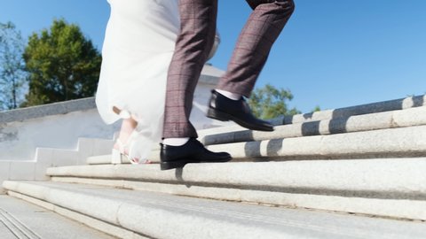 People Walking Stairs Stock Footage Video (100% Royalty-free ...