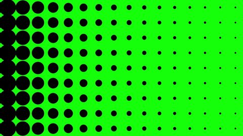 Simple Dot Pattern Transition On Chroma Stock Footage Video (100% ...