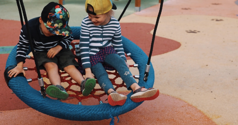 Boy swinging baskets Stock Video Footage - 4K and HD Video Clips ...