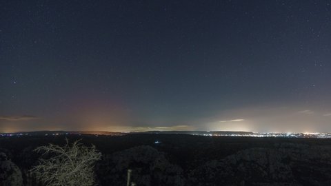 Time Lapse Moving Stars Around Polaris Stock Footage Video (100% ...