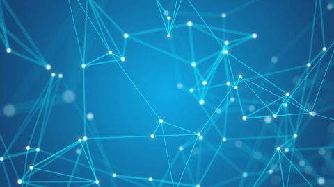 4k Digital Connection Abstract Animation Dots Stock Footage Video (100% ...