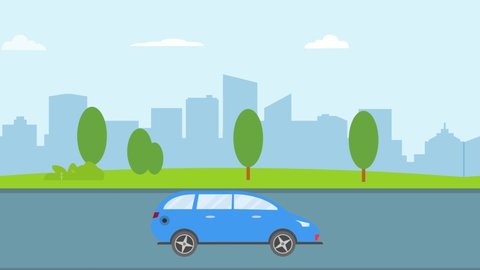 City road 2d Stock Video Footage - 4K and HD Video Clips | Shutterstock