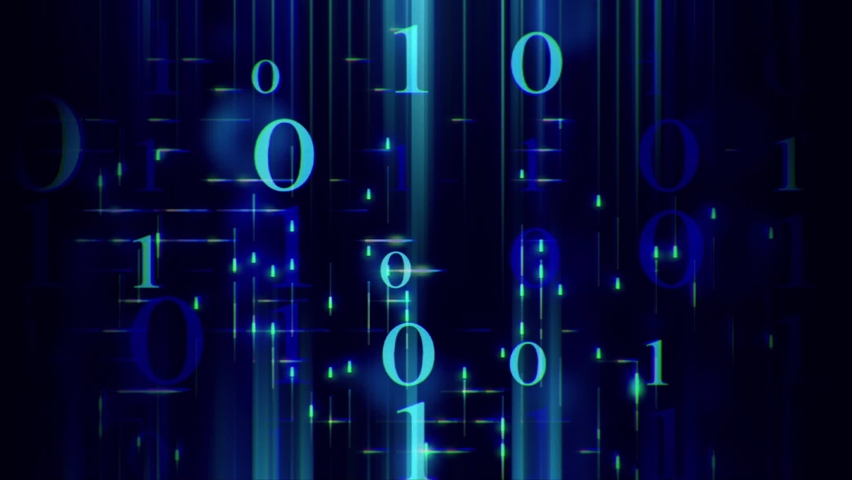 use binary numbers computers Stock Footage Video (100% Royalty-free ...