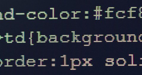 4k Close Shot Programming Tag Coding Stock Footage Video (100% Royalty ...
