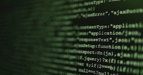 4k Close Shot Programming Tag Coding Stock Footage Video (100% Royalty ...