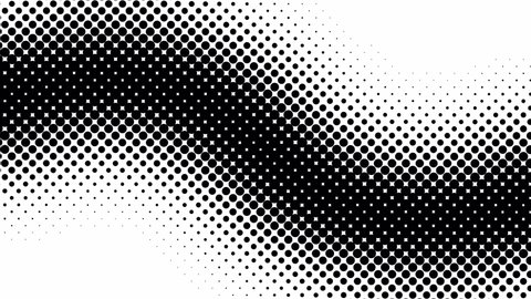 Halftone Abstract Animation On Transparent Background Stock Footage ...