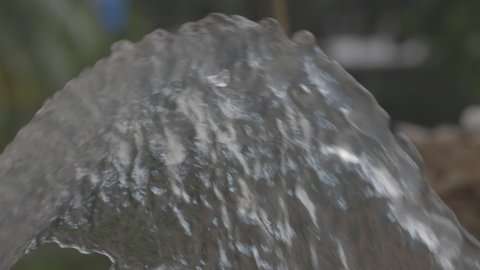 Water Flows Hose Stream Clean Water Stock Footage Video (100% Royalty ...