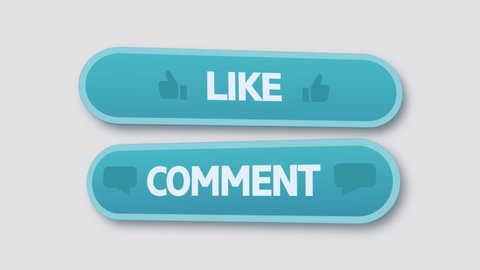 Social Media Background Concept Like Comment Stock Footage Video (100% ...
