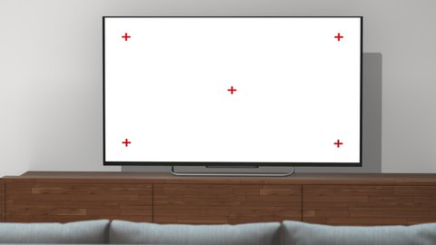 4k Screen Tracking Points Rgb Channel Stock Footage Video (100% Royalty ...