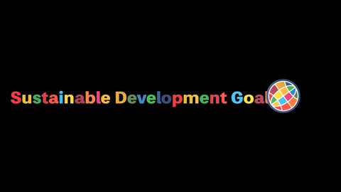 Sdg Image Animation Sdg Logo Appearing Stock Footage Video (100% ...