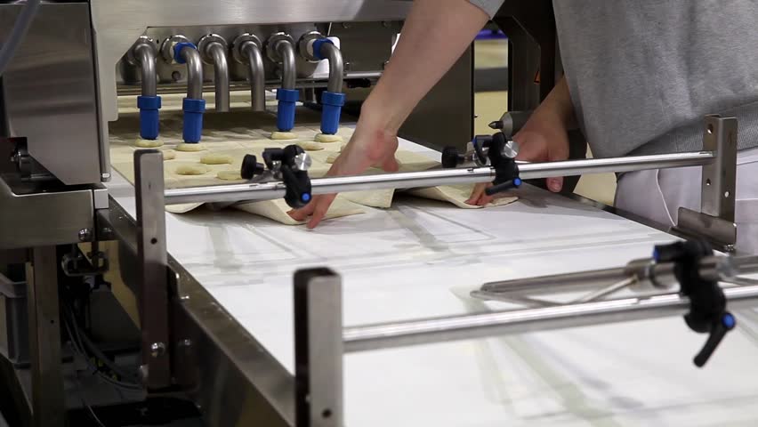 automatic bakery production line Stock Footage Video (100% Royalty-free ...