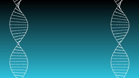 Digital Animation Dna Rotating On Screen Stock Footage Video (100% ...
