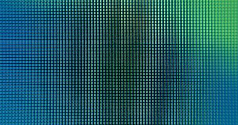 Movement Green Blue Color By Pixels Stock Footage Video (100% Royalty ...