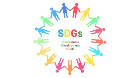 Sdgs Loop Animation Logo Using 17 Stock Footage Video (100% Royalty ...