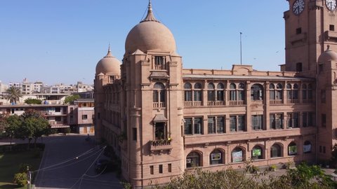 Karachi Metropolitan Corporation Kmc Colonialera Building Stock Footage ...
