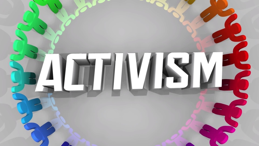 activism community activists people fighting change Stock Footage Video ...