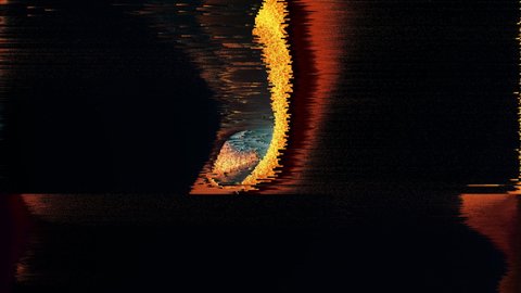 Abstract Pixelation Animation Glitch Pixel Sorting Stock Footage Video ...