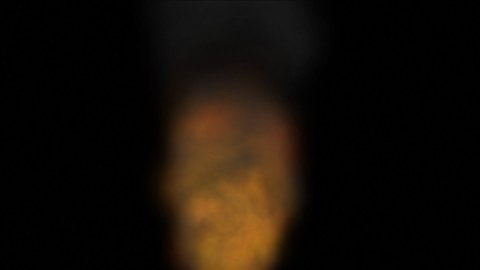 Rising Smoke Fire Animation Background Stock Stock Footage Video (100% ...