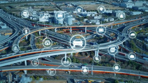 Transportation Communication Network Concept Intelligent Transport ...