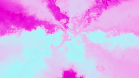 Watercolor Paint Spreads Looping Animation Background Stock Footage ...