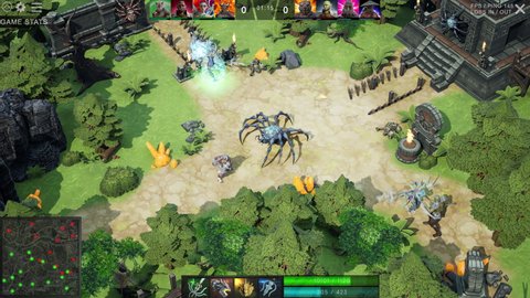 Fake Fantasy Rpg Video Game Gameplay Stock Footage Video (100% Royalty ...