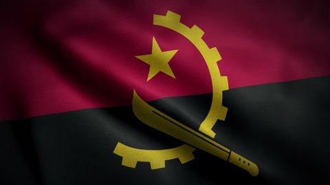 Seamless Loop Animation Angola Flag Stock Footage Video (100% Royalty ...